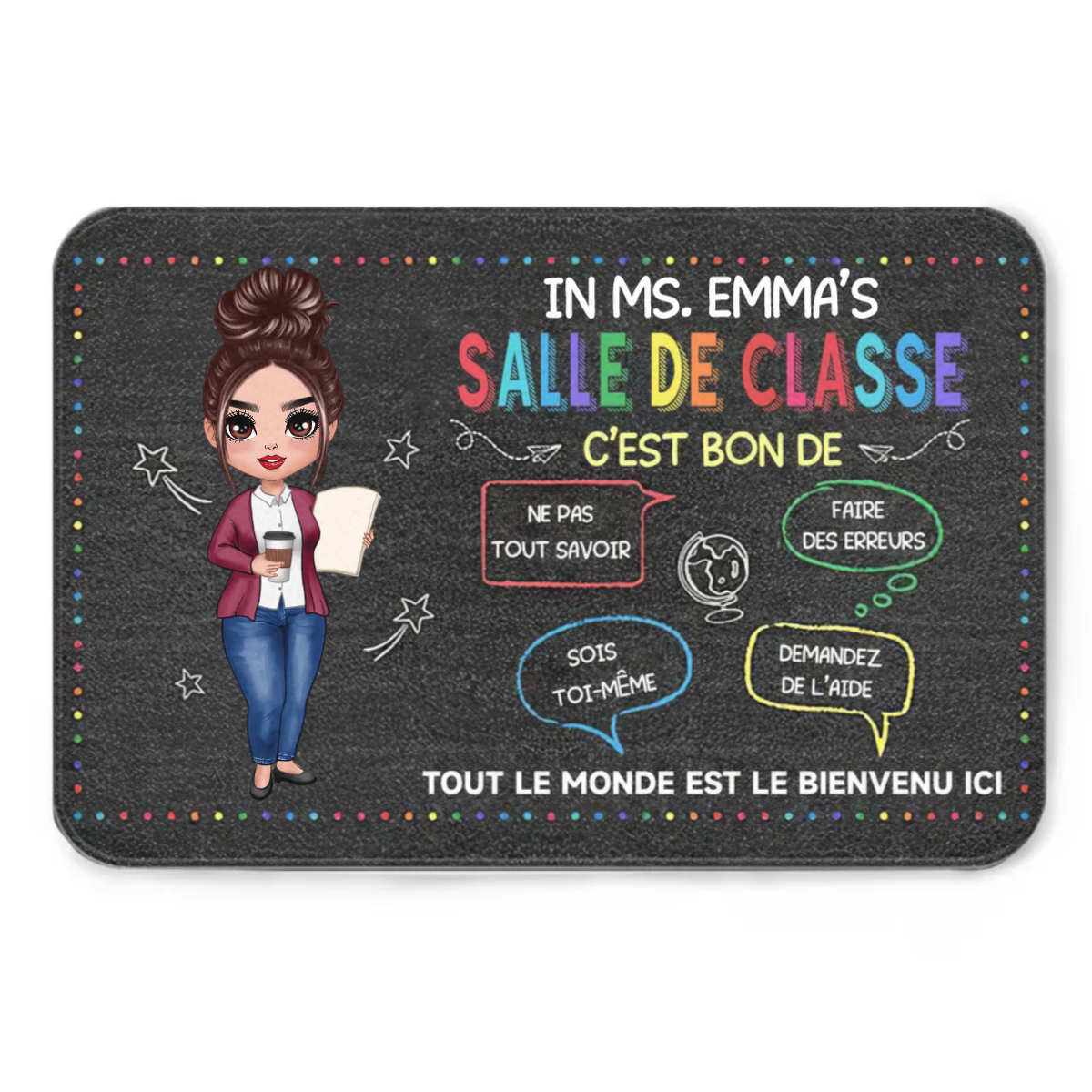 In Teacher Classroom It‘s Okay Everyone Is Welcome Here French Persona ...