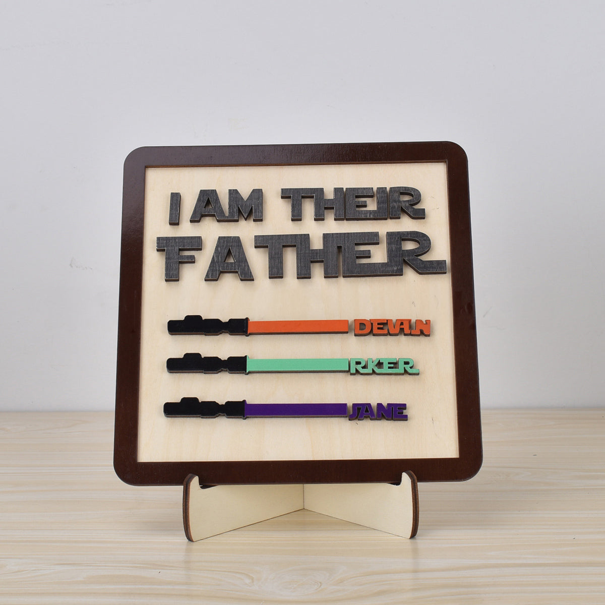 I Am Their Father - Fathers Day Gift - Personalized Plaques - YeCustom