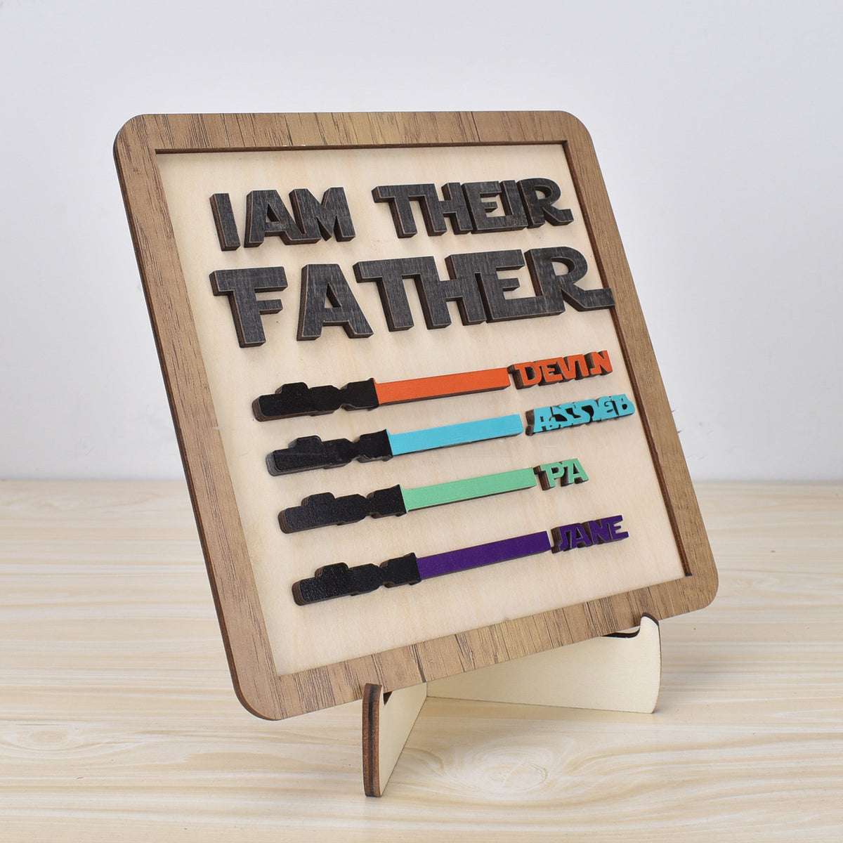 I Am Their Father - Fathers Day Gift - Personalized Plaques - YeCustom