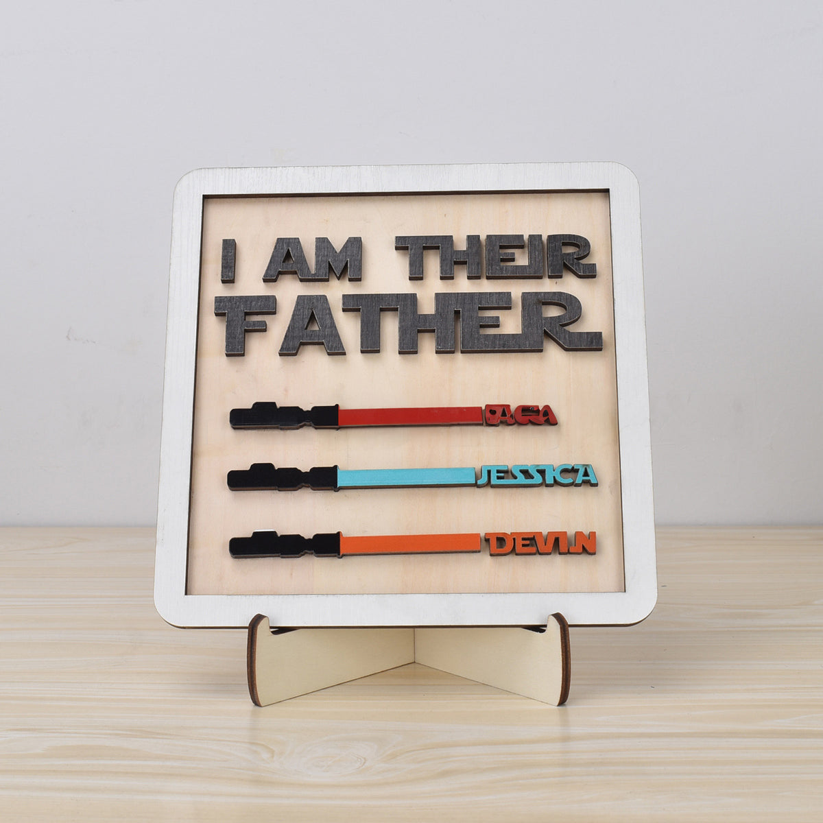 I Am Their Father - Fathers Day Gift - Personalized Plaques - YeCustom