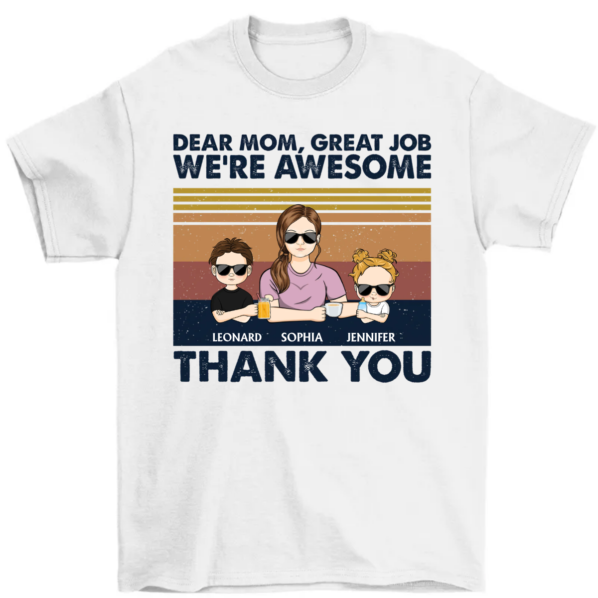 Dear Mom Mum Mam Great Job I'm Awesome Thank You Young - Mother Gift ...