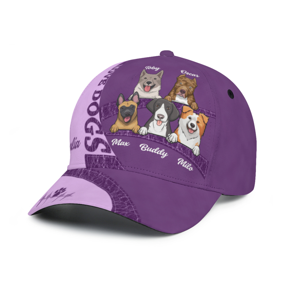 Dog Personalized Custom Hat, All Over Print Classic Cap - Gift For Pet ...