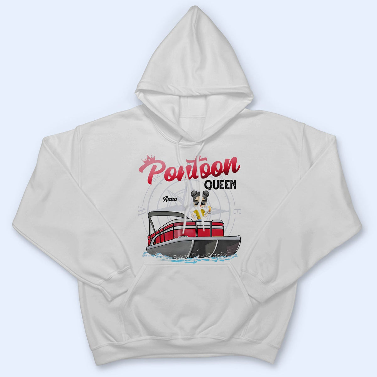 Boating Pontoon Queen - Birthday, Traveling, Cruising Gift For Pontoon ...