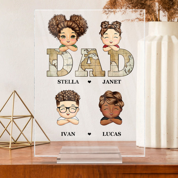 Vintage Map Papa Title - Birthday, Loving Gift For Dad, Father, Papa ...