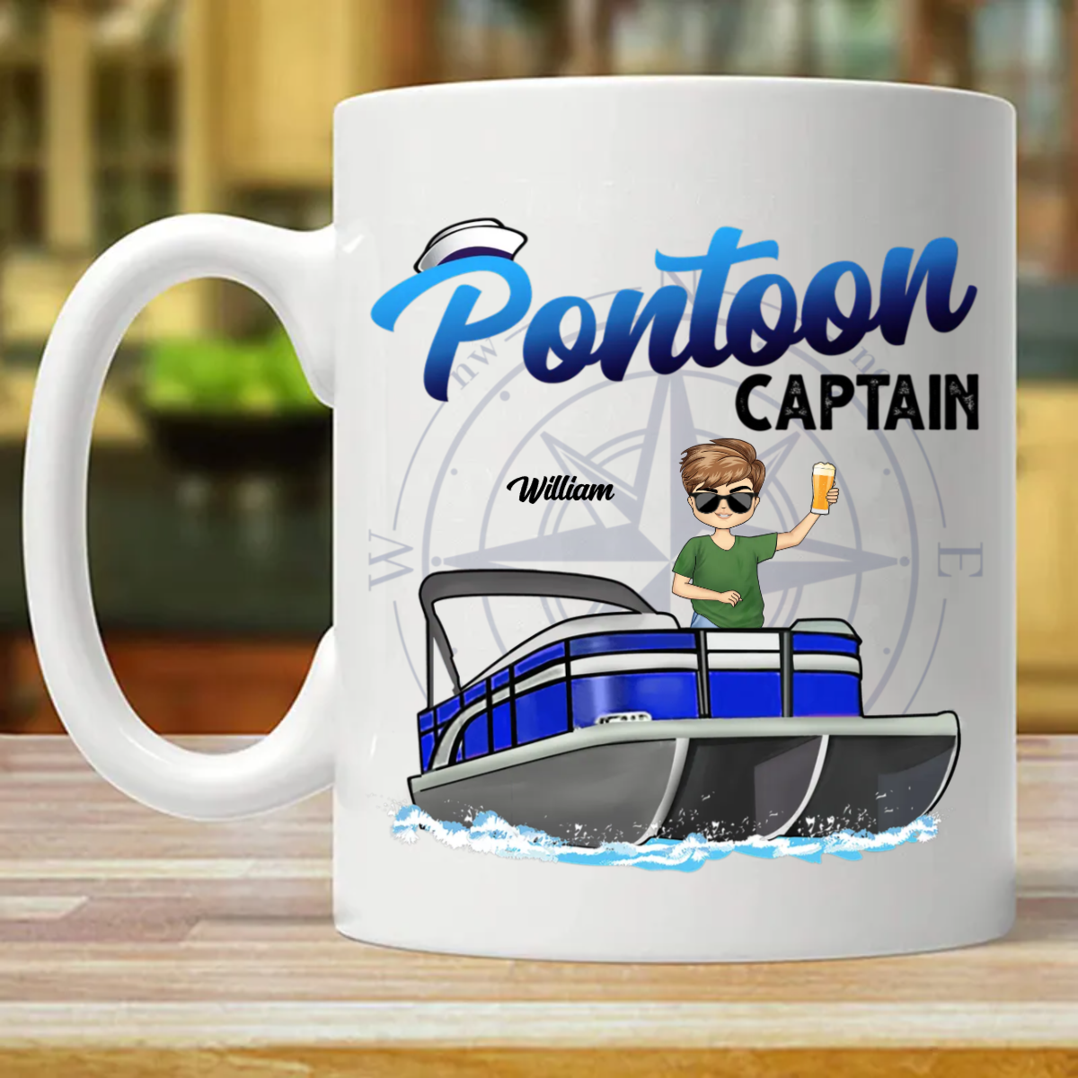 Boating Pontoon Captain - Birthday, Traveling, Cruising Gift For Ponto ...