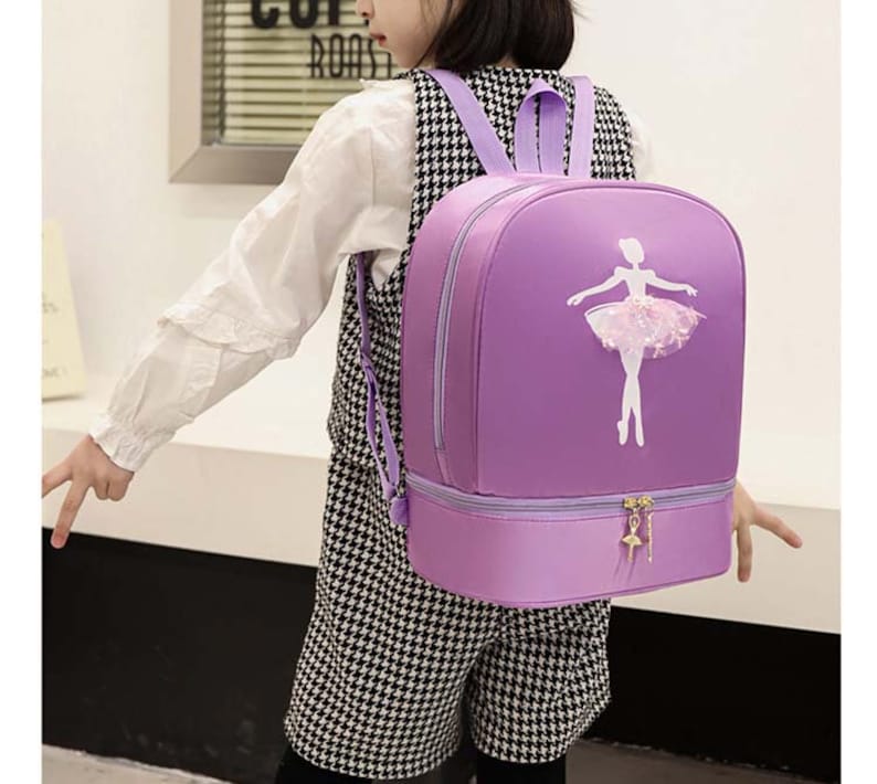 Dance Bags | Toddler Personalized Name Ballet Backpacks with Shoe Comp ...
