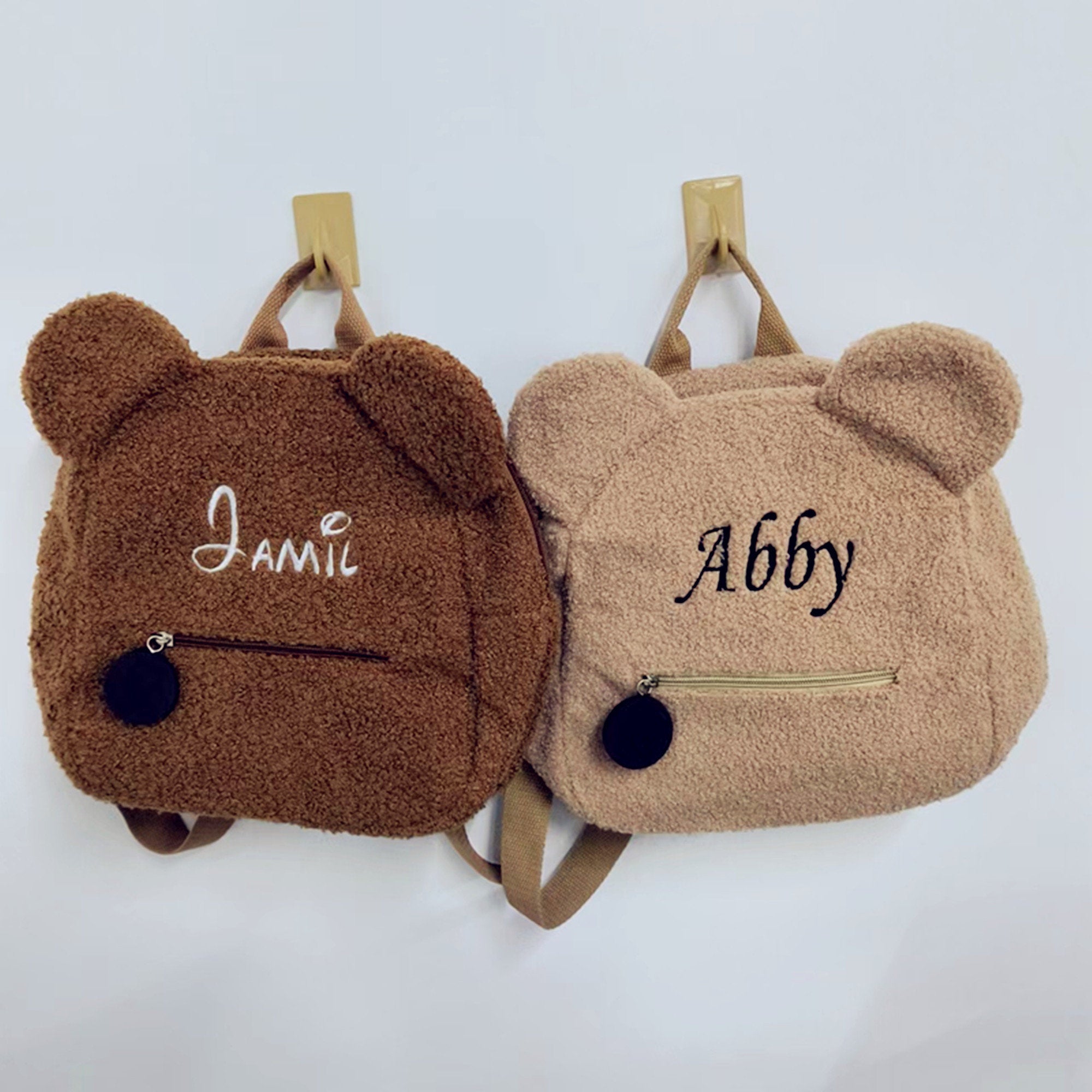 Personalized Embroidery Custom Name Teddy Bear Backpack – YeCustom