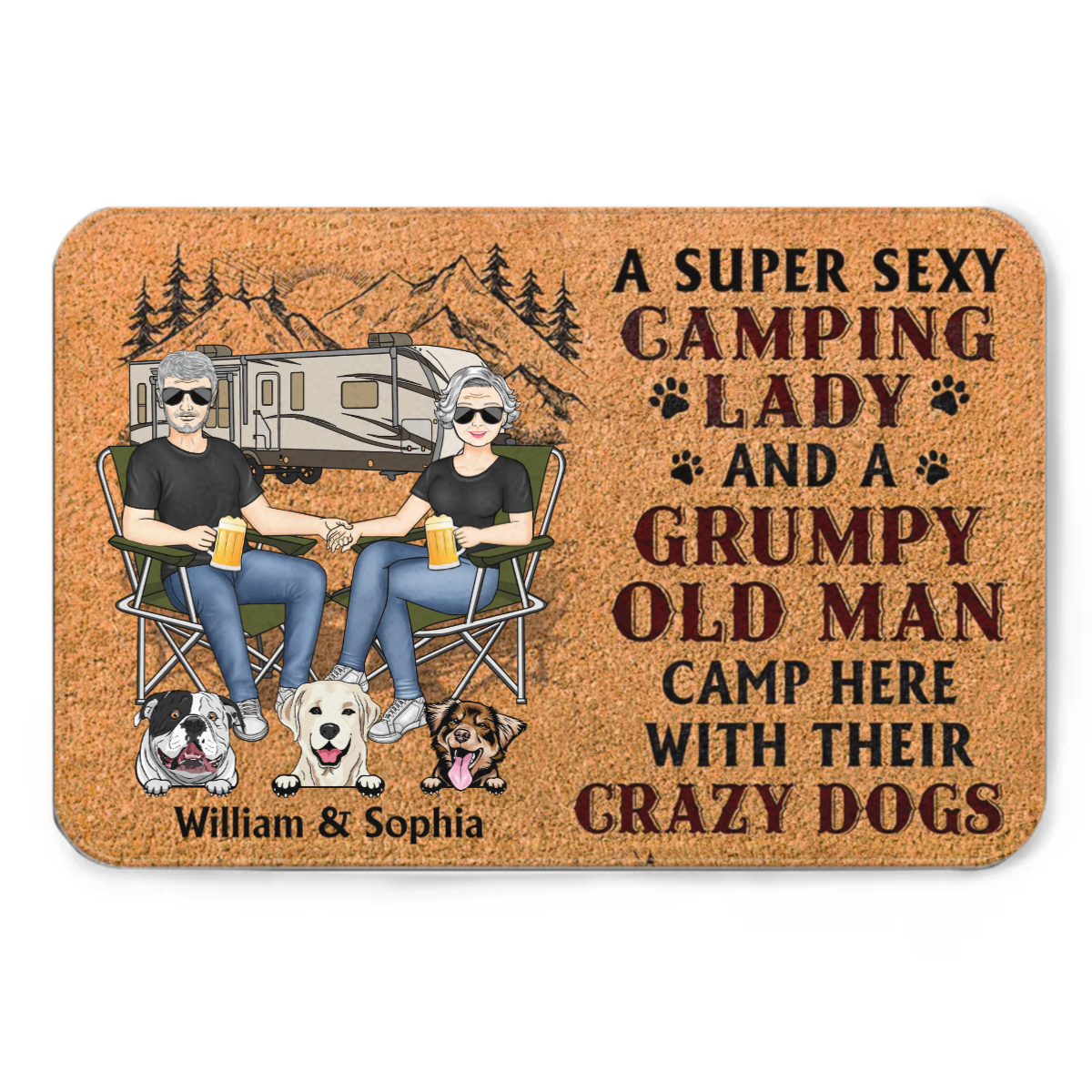 Camping Couple A Super Sexy Camping Lady And A Grumpy Old Man Camp Her ...