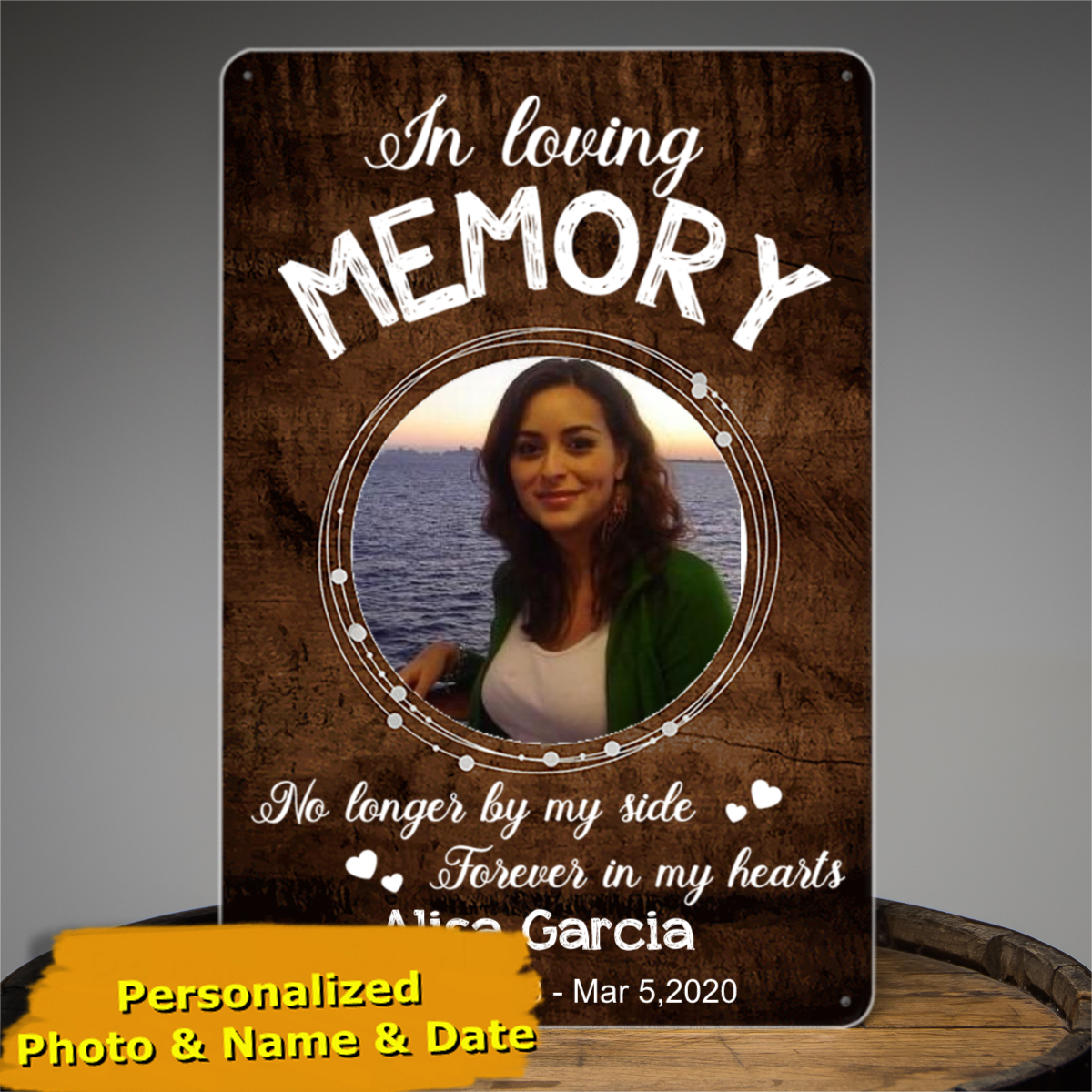 In Loving Memory Memorial Tin Signs - YeCustom