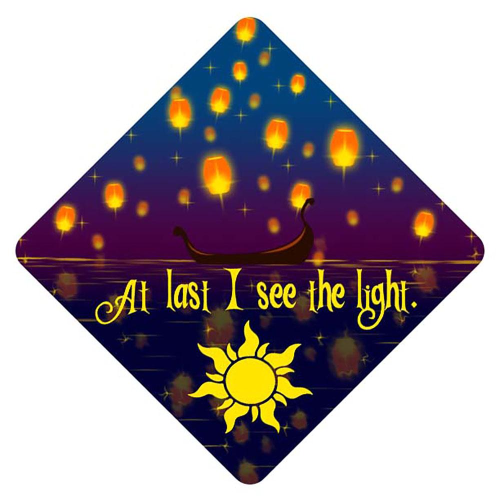 Graduation Cap Topper - At Last I See The Light - Tangled - Tassel Top ...